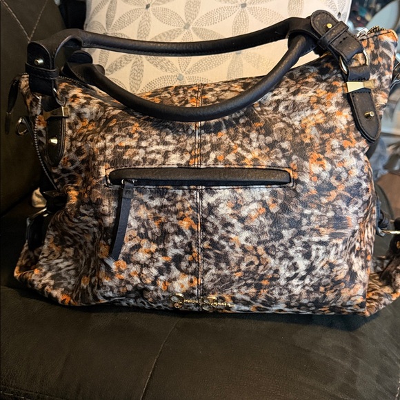 Jessica Simpson | Bags | Jessica Simpson Animal Print Shoulder Bag With ...